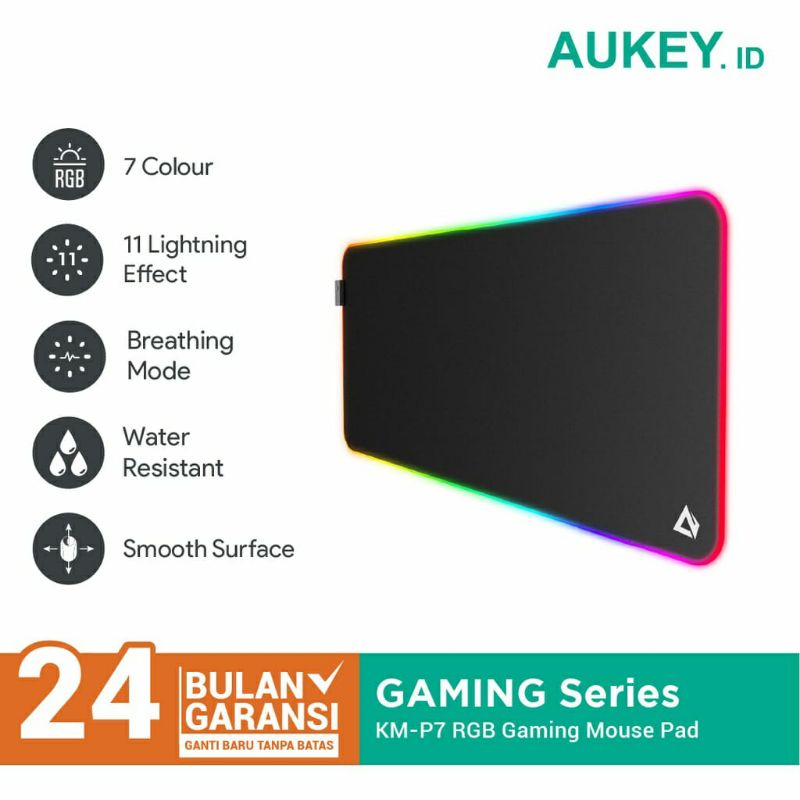 Jual Mouse Pad Aukey KM-P7 RGB Gaming | Shopee Indonesia