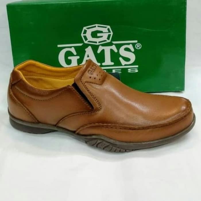 Jual Sepatu Formal Pria Sepatu Kulit Gats GP 0002 - TAN | Shopee Indonesia
