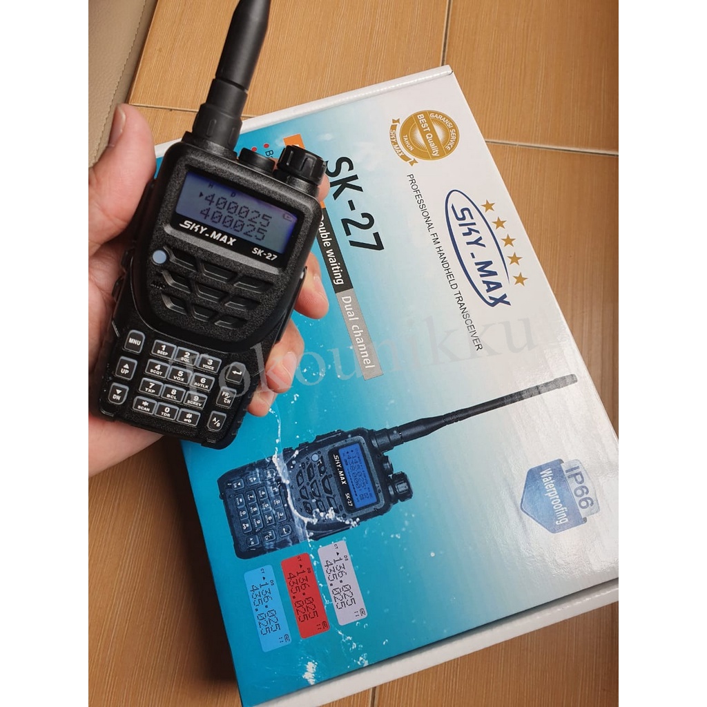 Jual HT Skymax SK-27 Frequensi Dual band plus radio FM sk27 | Shopee ...
