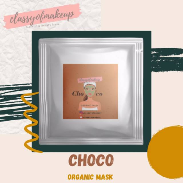 Jual CHOCO MASK (ORGANIC MASK) | Shopee Indonesia