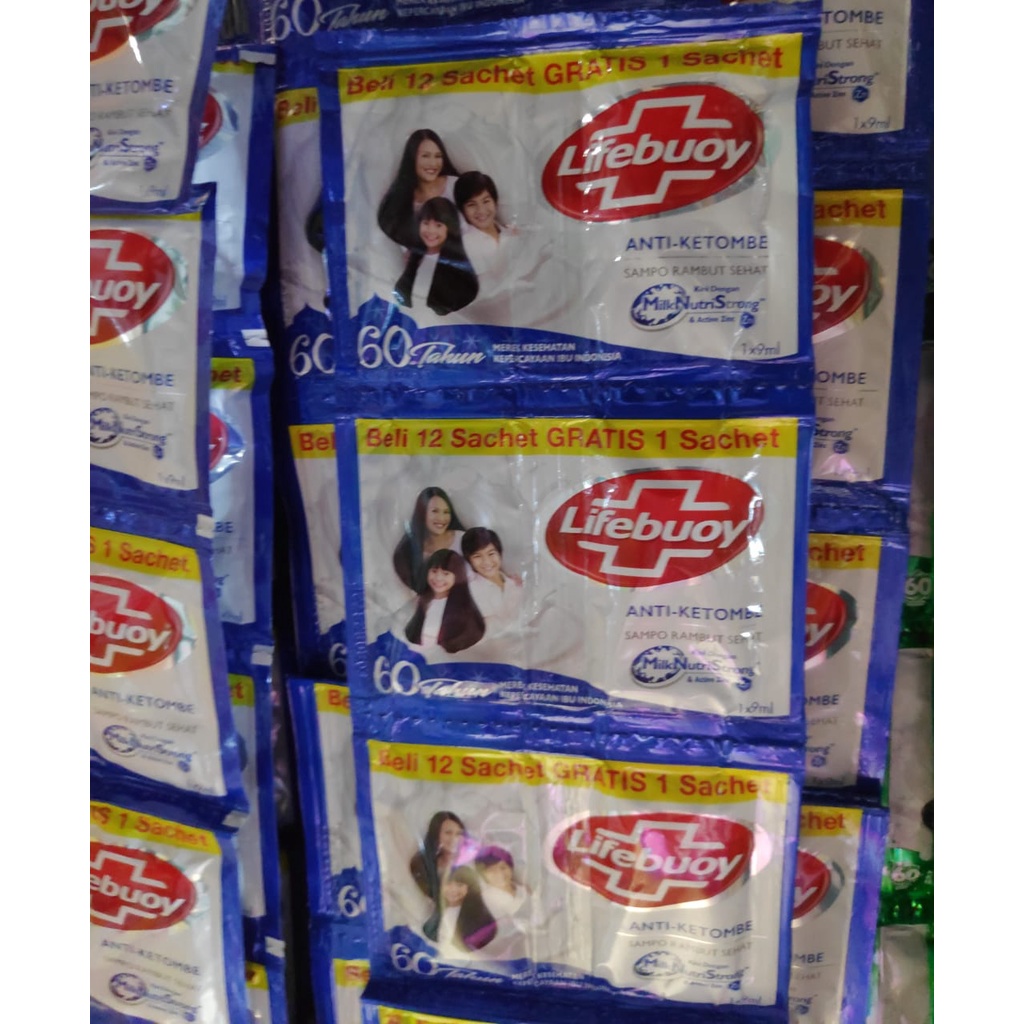 Jual Sampo Lifebuoy Biru Kemasan Sachet Renceng | Shopee Indonesia