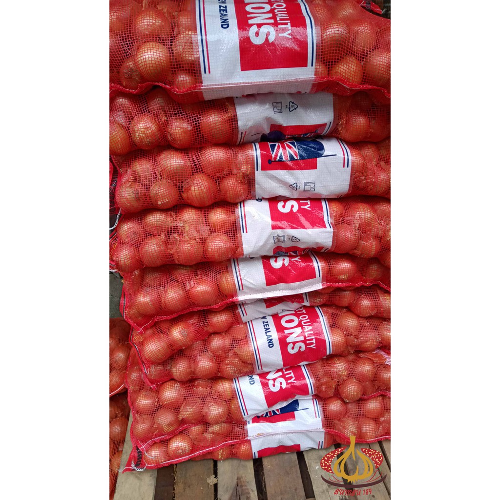 Jual Bawang Bombay Besar Kecil 1 Sak Karung Ball 20 kg | Shopee Indonesia