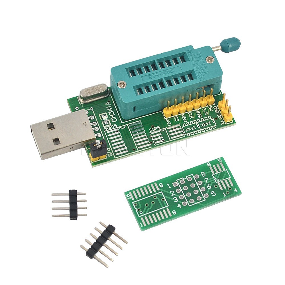 Jual ic programer CH341A 24 25 USB Programmer EEPROM Flash BIOS CH341A2425 | Shopee Indonesia