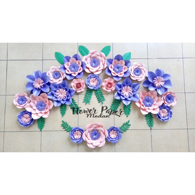 Jual backdrop paperflower bunga kertas | Shopee Indonesia
