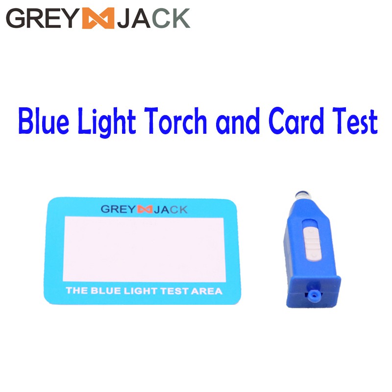 Jual Grey Jack/Senter dan Kartu Tes Kacamata /Blue Light Torch and Card ...