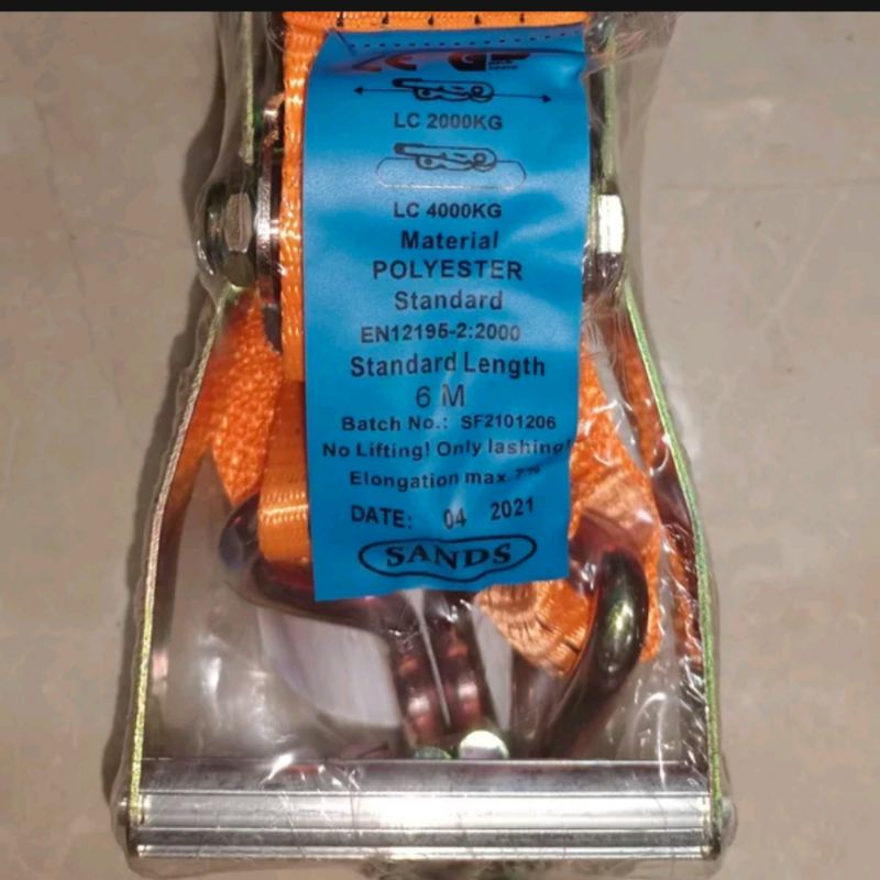 Jual Cargo Lashing Belt Tali Pengikat Barang 50 mm x 4 ton x 6 meter ...