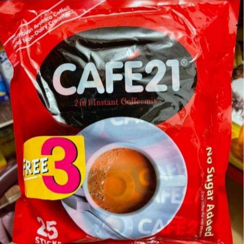 Jual Cafe21 / Cafe 21 2in1 Instant Coffeemix | Shopee Indonesia