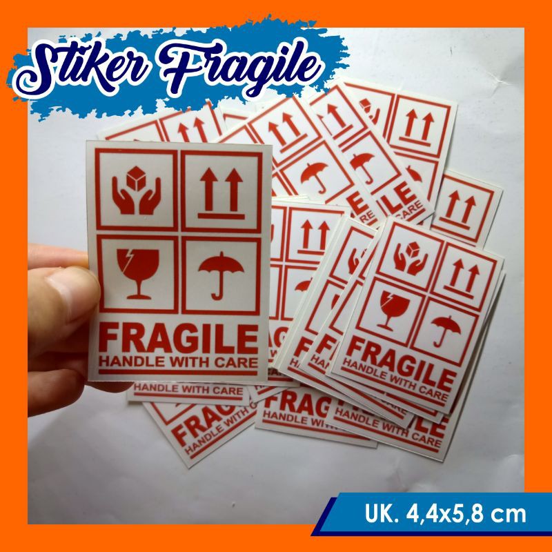 Jual STIKER FRAGILE MURAH | STIKER FRAGILE SATUAN | Shopee Indonesia