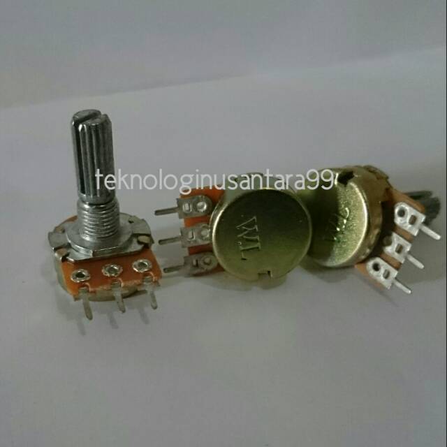 Jual Potensio potensiometer mono linear B250K B 250K 250 K | Shopee ...
