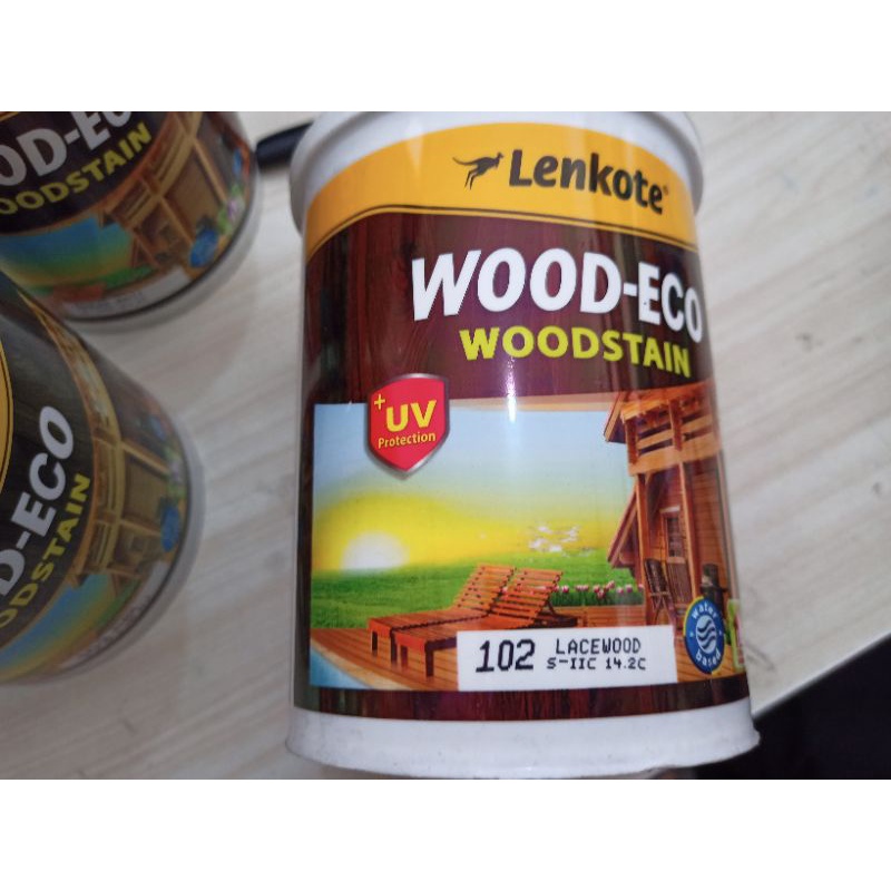 Jual Cat Kayu Politur Wood Eco WoodStain Air 1 liter | Shopee Indonesia