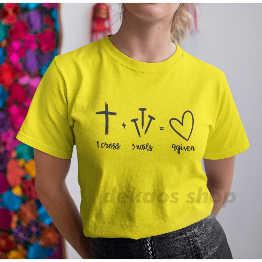 Jual BAJU KAOS PASKAH WANITA / KAOS ROHANI KRISTEN / KAOS ROHANI PRIA ...