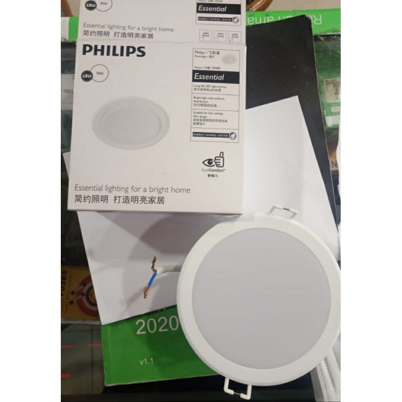 Jual lampu downlight philips 9 watt meson warna putih | Shopee Indonesia
