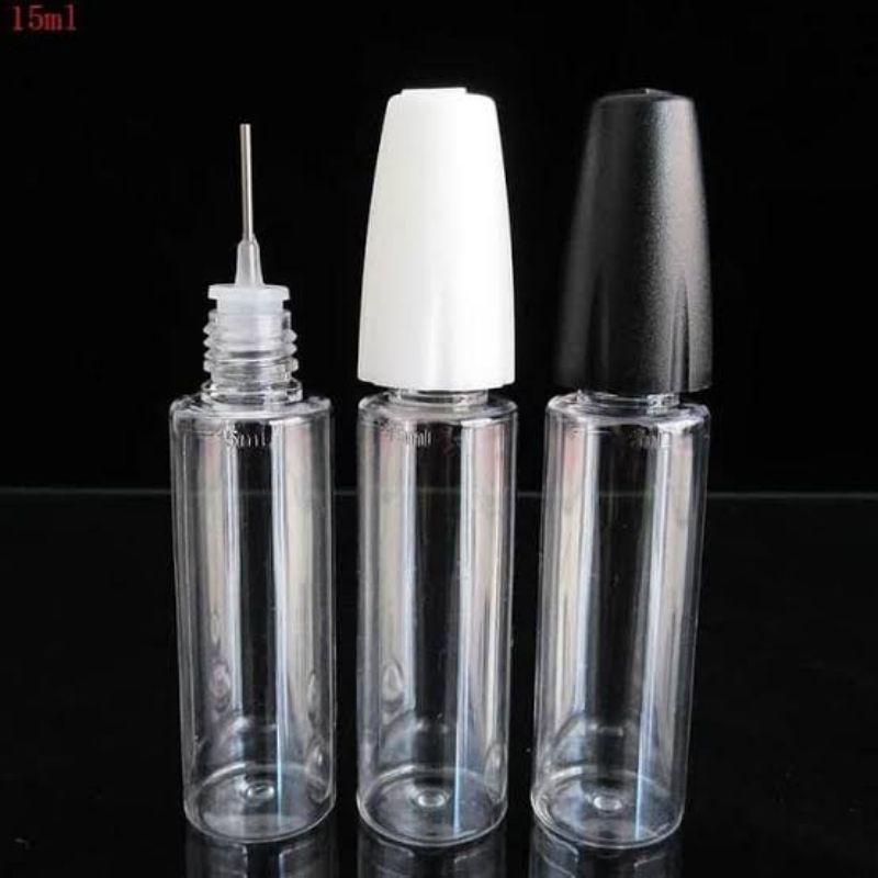 Jual Botol Jarum Stainless Steal 10ml & 20ml | Plastik PET Minyak Oli ...