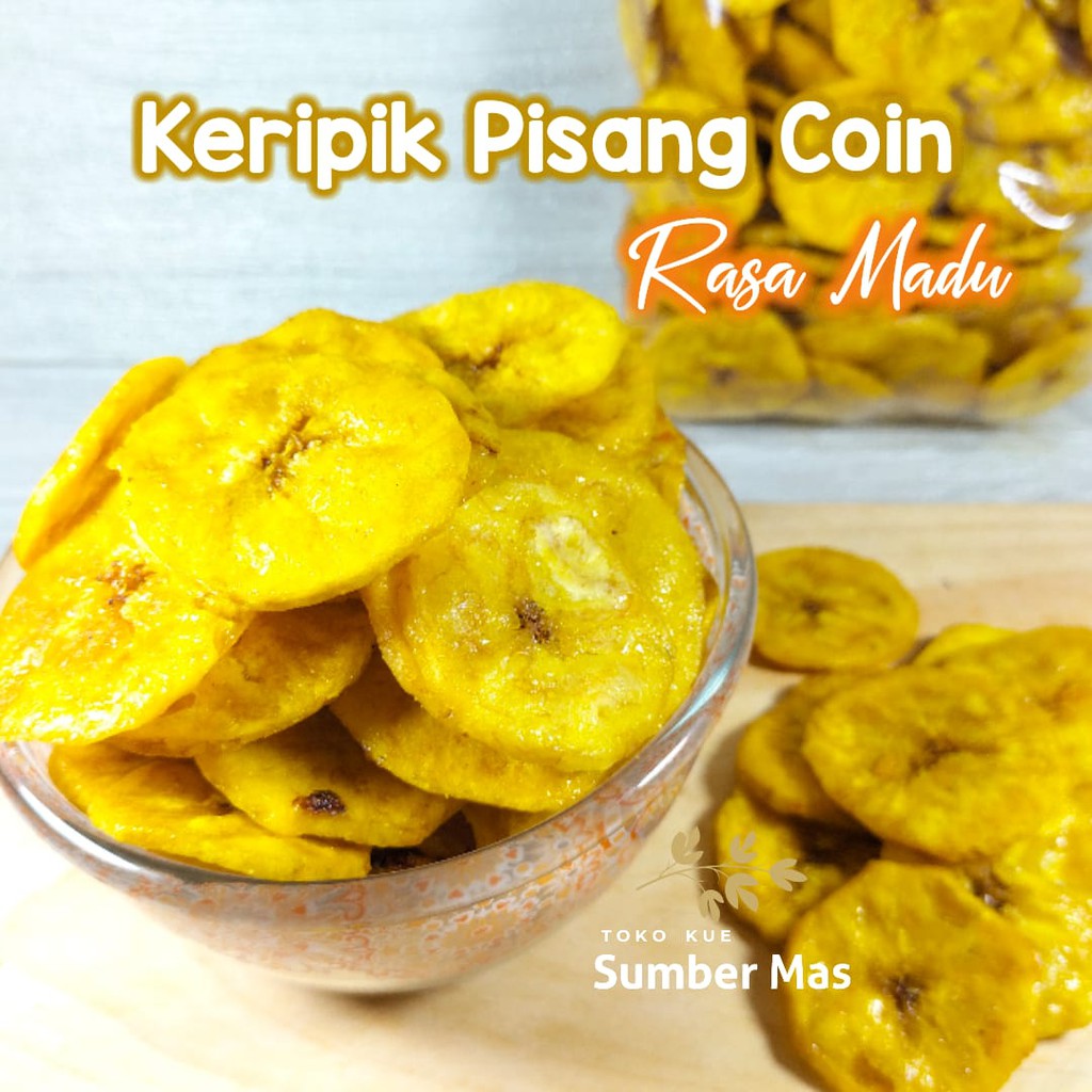 Jual KERIPIK PISANG MANIS 250 GR / PISANG MANIS / PISANG COIN / PISANG ...