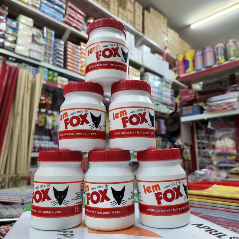 Jual Lem Fox 150 gram / Lem Putih Fox Botol / Lem Fox 150 (PCS ...