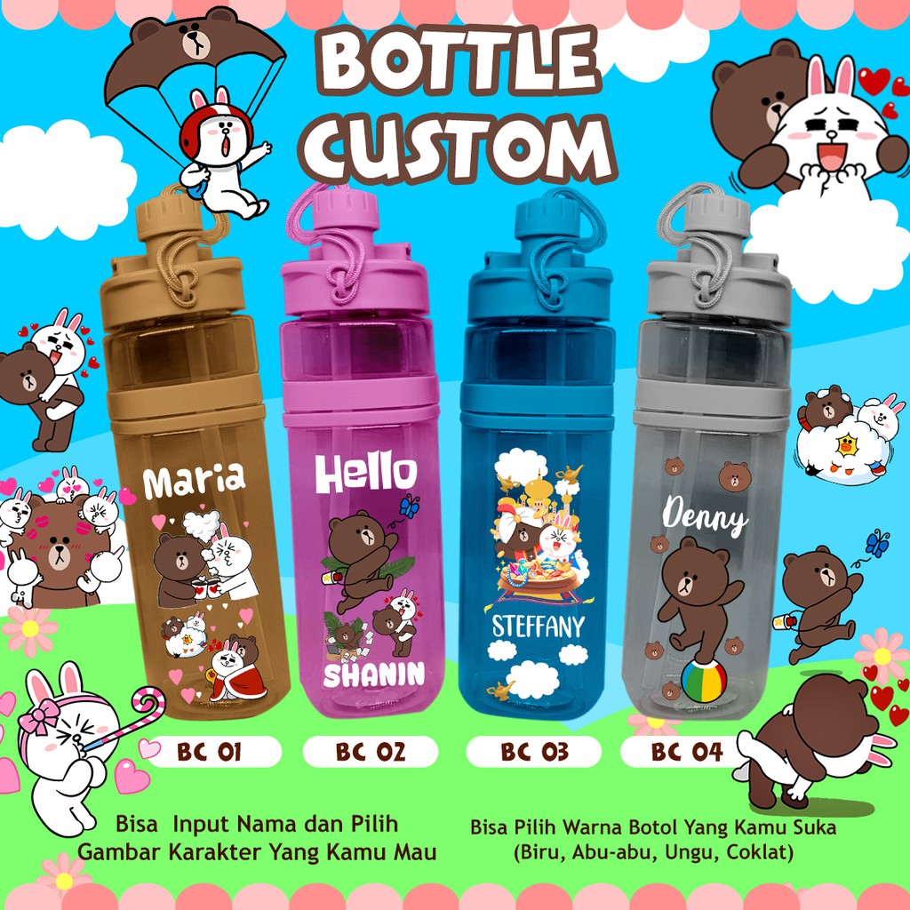 Jual [GIANTPALACE] BOTOL MINUM CUSTOM | Shopee Indonesia