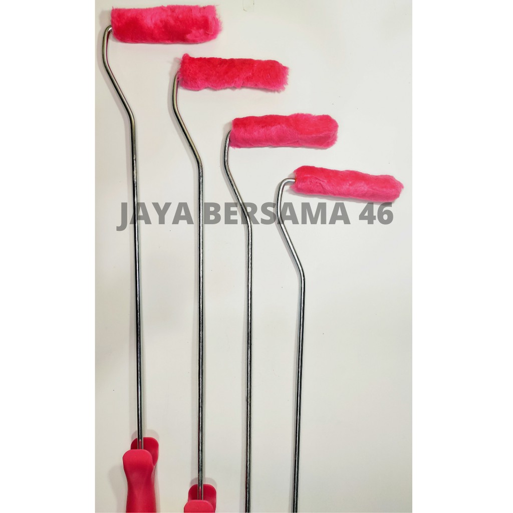 Jual KUAS ROLL KAPAL PANJANG MERAH 4" / ROLL CAT KAPAL TEMBOK DINDING ...