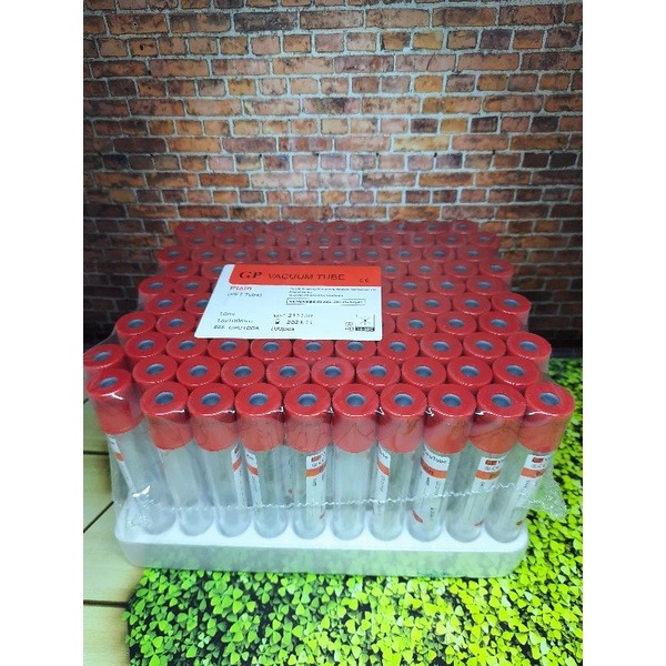Jual PLAIN PET TUBE 10ML (16×100mm) | Tabung Tutup Merah 10mL | Shopee ...