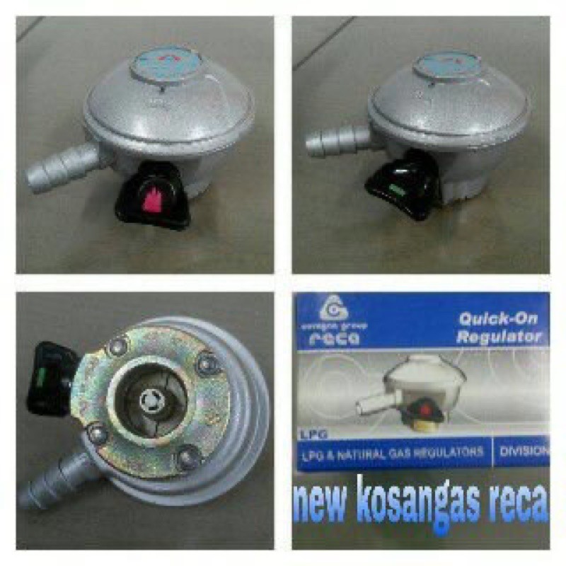Jual Kepala Gas Regulator Kosangas Quick On Reca Made In Italy Denmark ...