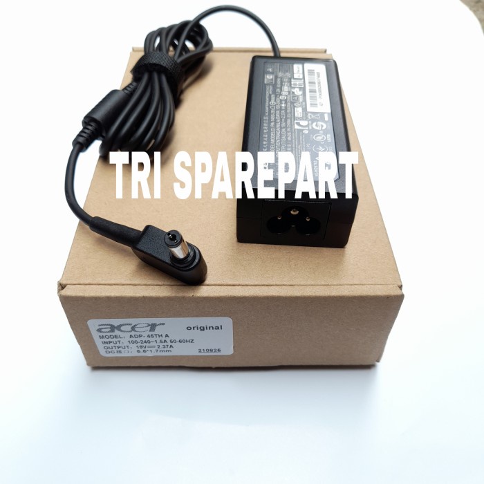 Jual Adaptor Charger Acer Aspire 3 ADP-45FE F 19V-2.37A(5.5*1.7 MM ...