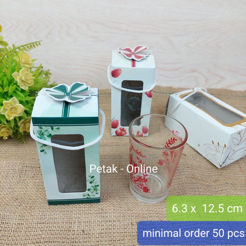 Jual 50 Pcs, Box Kemasan Souvenir Gelas H-10, Dompet, dll | Shopee ...
