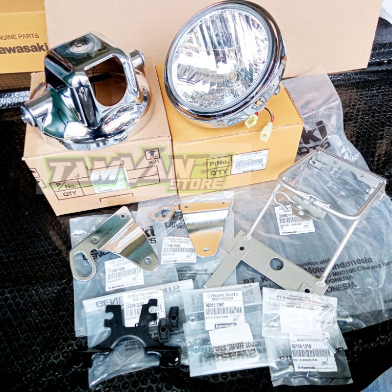 Jual REFLEKTOR LAMPU BULAT NINJA SS R OLD ORIGINAL SET | Shopee Indonesia