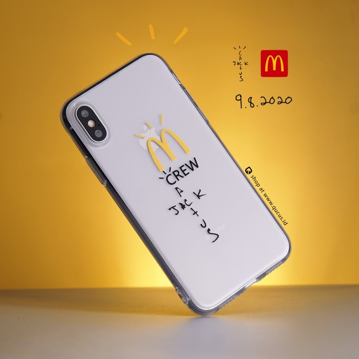 Jual Travis x McD iPhone Case by Qucus.id, Casing tersedia iPhone 12 ...