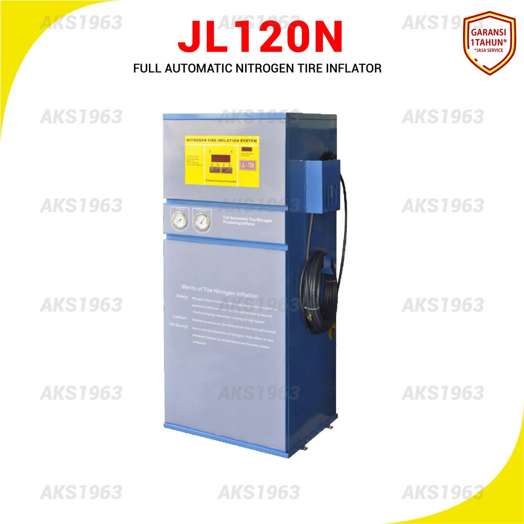 Jual Mesin Pompa Pengisi Angin Nitrogen Ban Otomatis Kapasitas 120L 60W ...