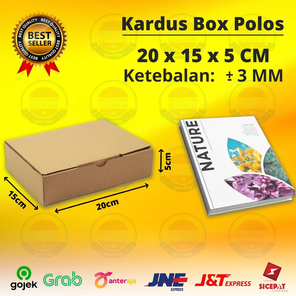 Jual Kardus Box Die Cut 20x15x5 CM Kotak Dus Hampers Polos | Shopee ...