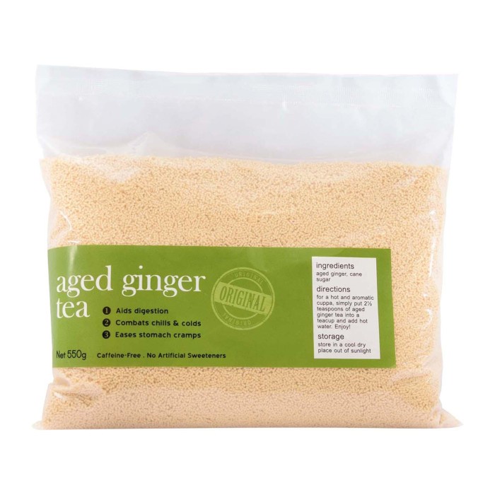 Jual Spa Foods Aged Ginger Tea With Cane Sugar Refill 550G | Shopee ...