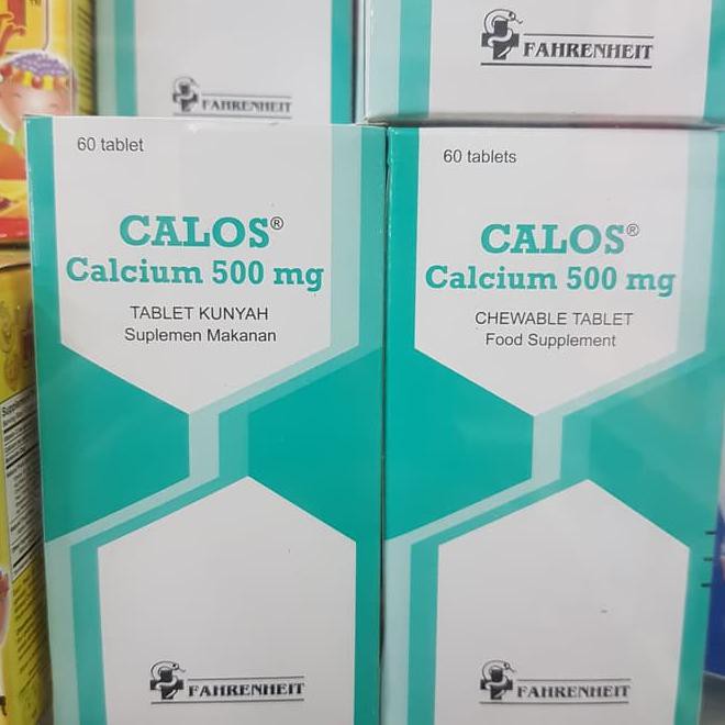 Jual Calos | Calcium 500 Mg Isi 60 Tablet List Baik | Shopee Indonesia
