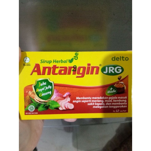 Jual Antangin JRG cair 1 box isi 12 sachet | Shopee Indonesia