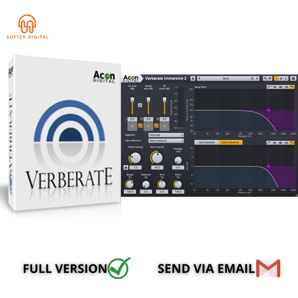 Jual Acon Digital Verberate 2 VST Plugin algorithmic reverb plug-in ...