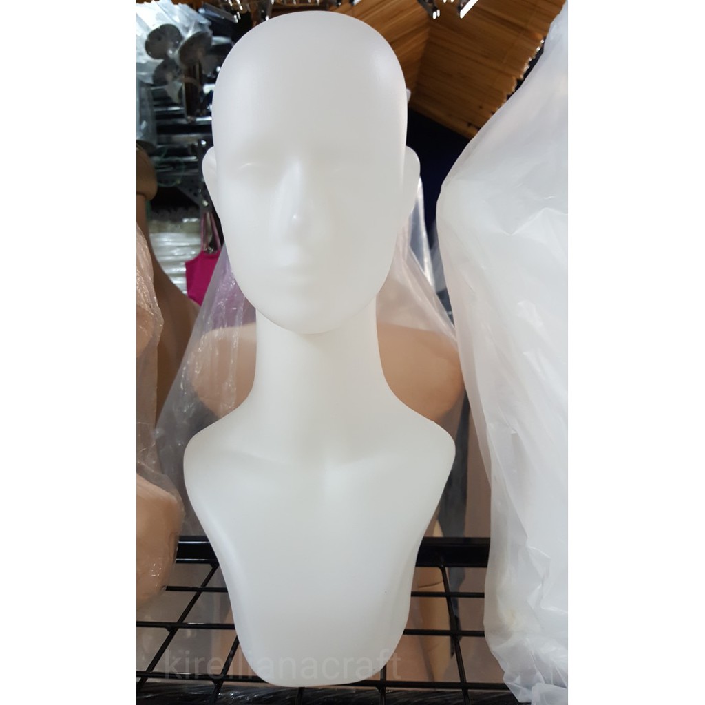 Jual Patung Kepala Plastik - Patung Manekin | Shopee Indonesia