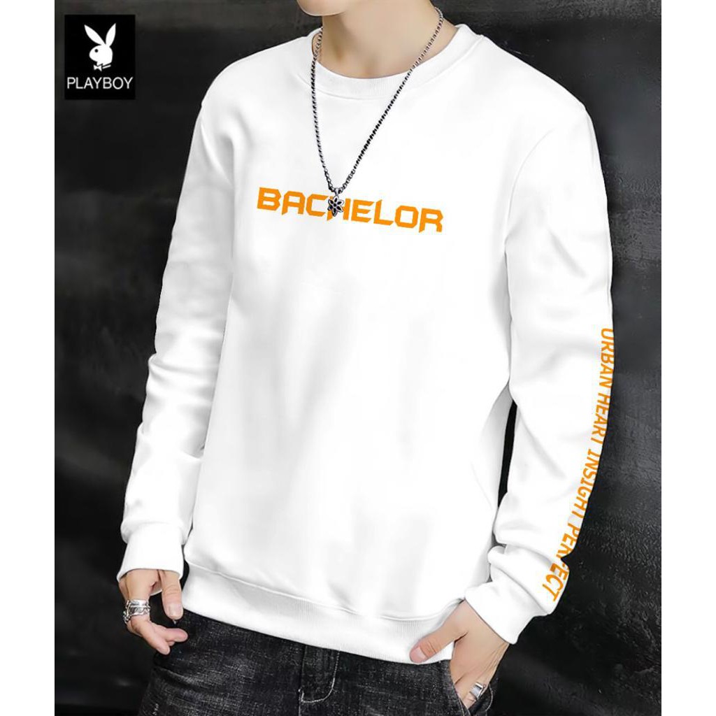 Jual Flava Store - Sweater Pria Bachelor Baju Sweater Kaos Lengan ...