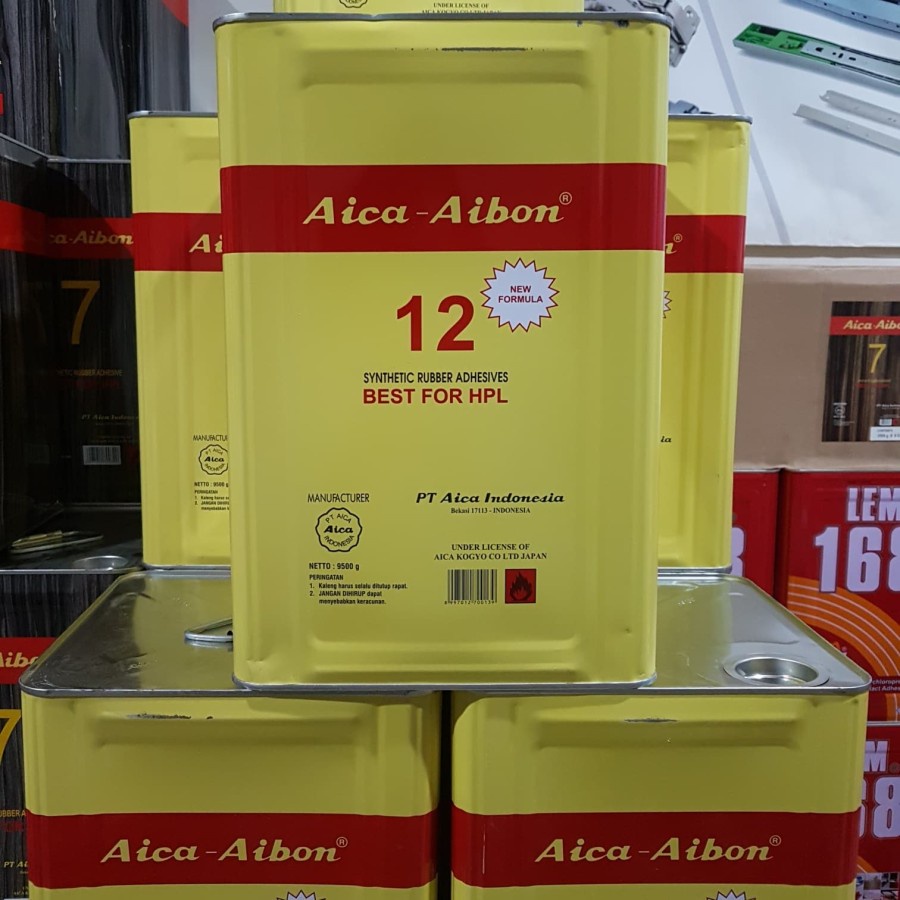 Jual (PULAU JAWA ONLY!) LEM KUNING (SPONGE, LEATHER, HPL, VINYL) AICA ...