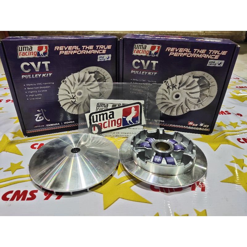 Jual Pulley Cvt set Nmax- Aerox 155 Uma Racing 100% original | Shopee ...
