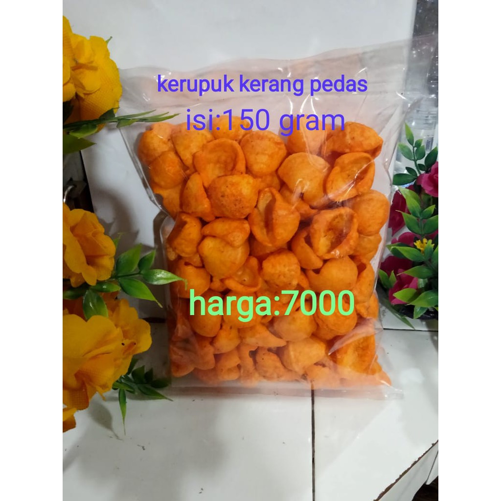 Jual Kerupuk Kerang Pedes 150 gr / Kerupuk Keong | Shopee Indonesia