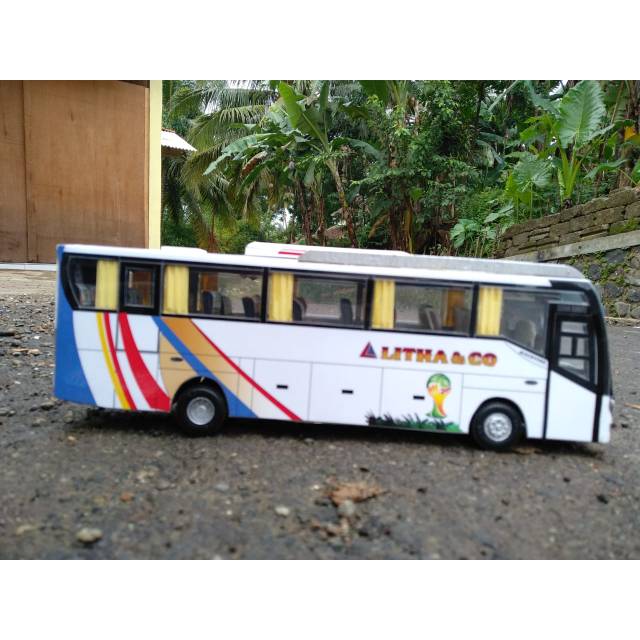 Jual Miniatur Bis Murah Po Litha & Co Discovery Custom | Shopee Indonesia