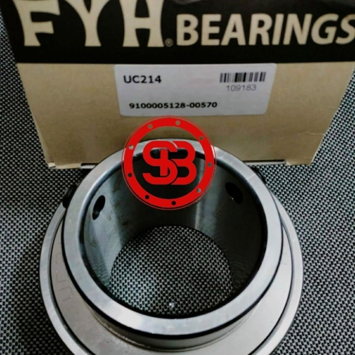 Jual Insert Bearing UC 214 (as 70mm ) UC214 FYH JAPAN | Shopee Indonesia