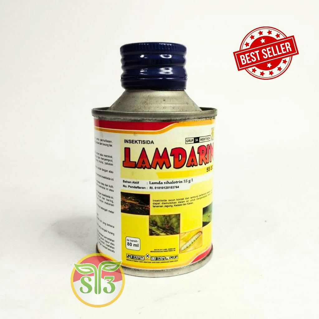 Jual LAMDARIN 55EC 80 ml | insektisida kontak dan lambung | insektisida ...