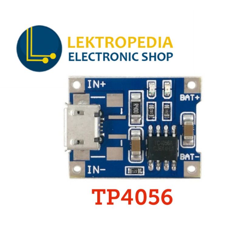 Jual Modul TP4056 Micro Usb Cas Lithium 18650 3.7V Battery Charging ...