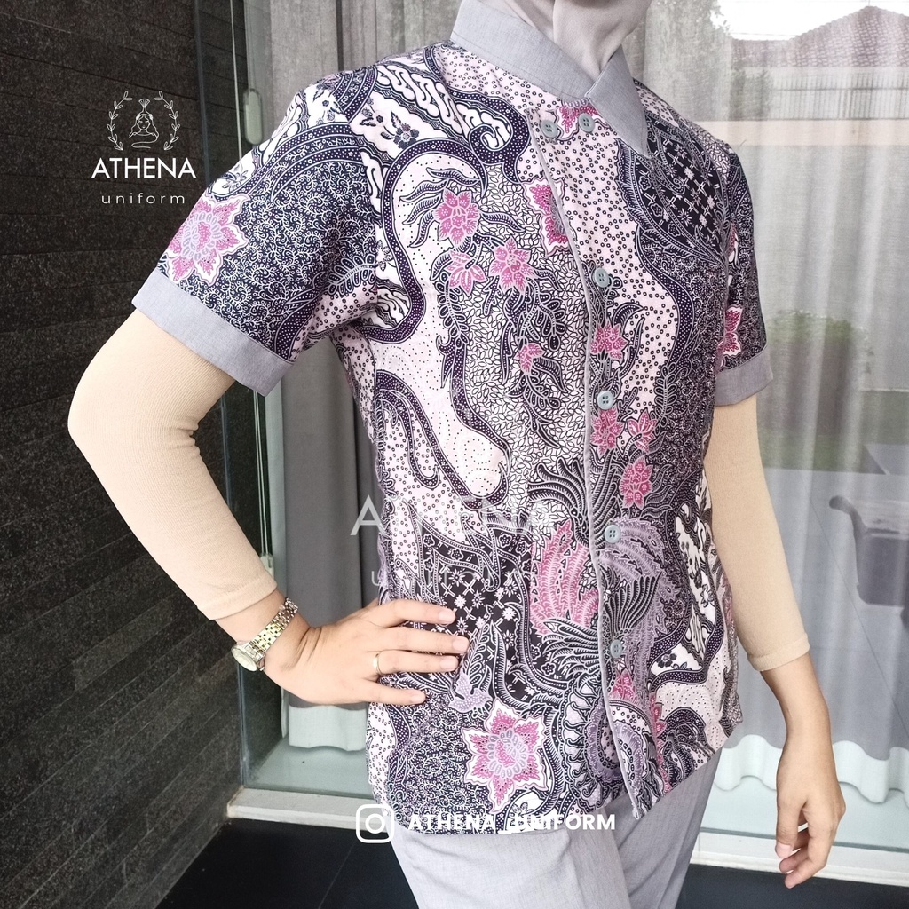 Jual Baju Suster / Baju Nanny / Baju Baby Sitter - Premium D'Fortune Series 1 set Atasan dan ...