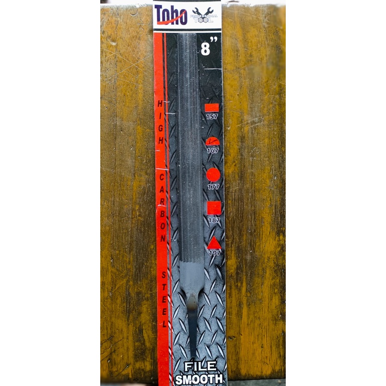 Jual KIKIR SETENGAH LINGKARAN HALUS TOHO 8" FILE SMOOTH HALF ROUND | Shopee Indonesia