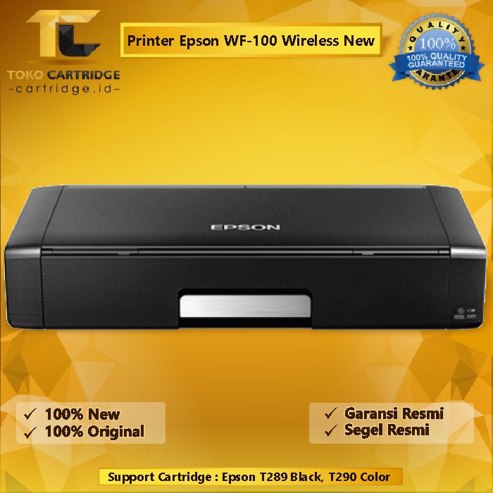 Jual Printer Epson Inkjet WorkForce WF-100 WF100 Wireless New | Shopee ...