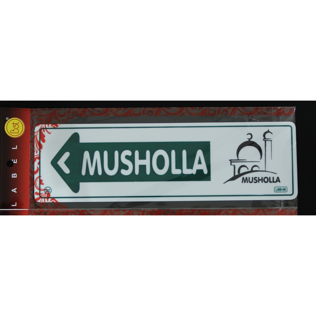 Jual Label Akrilik Musholla Kiri Besar | Shopee Indonesia