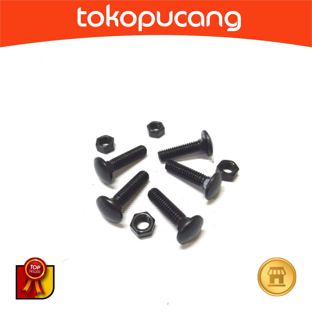 Jual Baut Mur CB 5/16 x 1 (Baut Payung 5/16x1, BN CB 5/16x1) | Shopee Indonesia