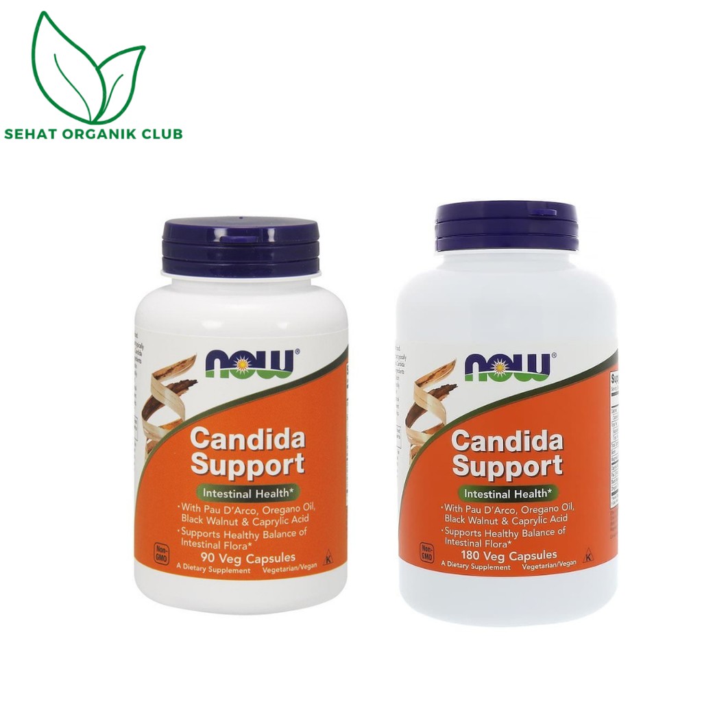 Jual Now Foods Food Candida Support 180 Veg Capsules ; Candida Support ...