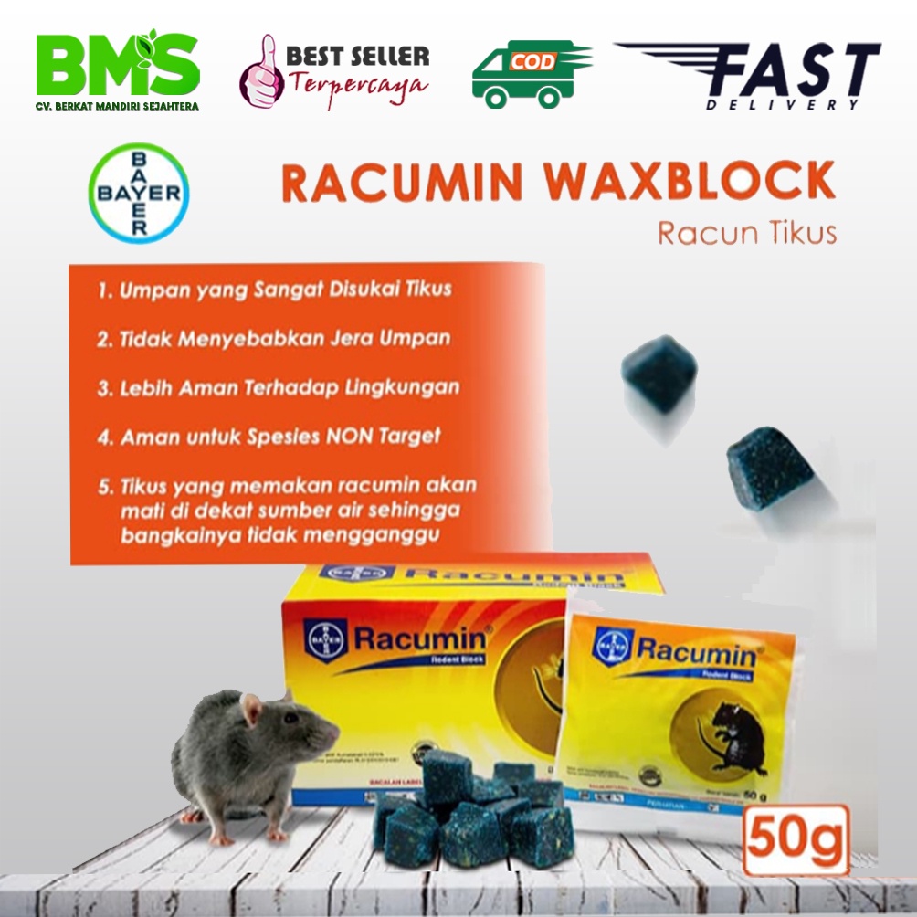 Jual RACUMIN Uuntuk mengendalikan berbagai spesies tikus | Shopee Indonesia