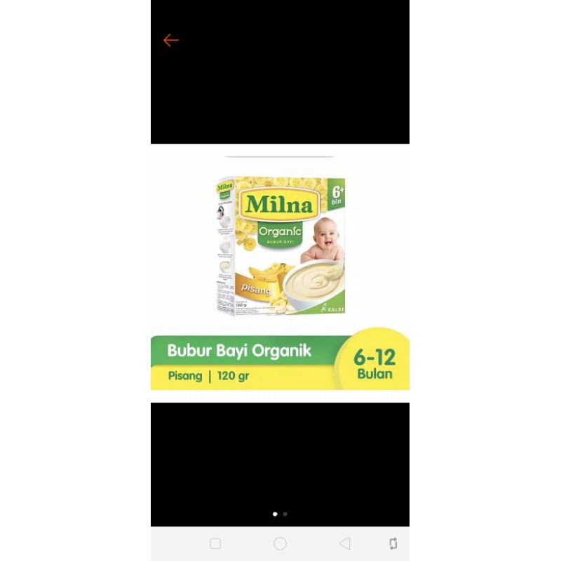 Jual Milna organic pisang | Shopee Indonesia